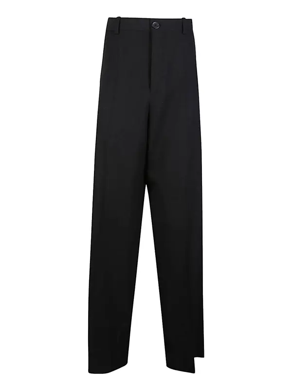 Balenciaga Wool Trousers - Black