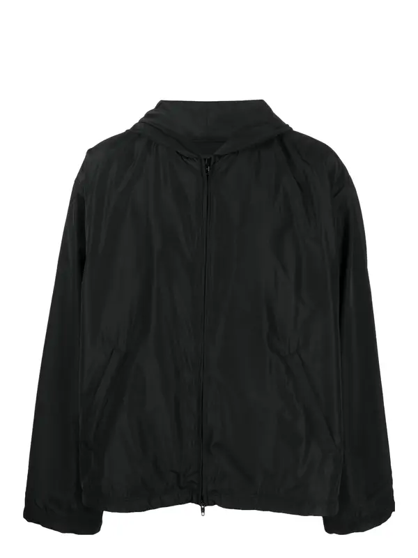 Balenciaga Nylon Zipped Jacket - Black