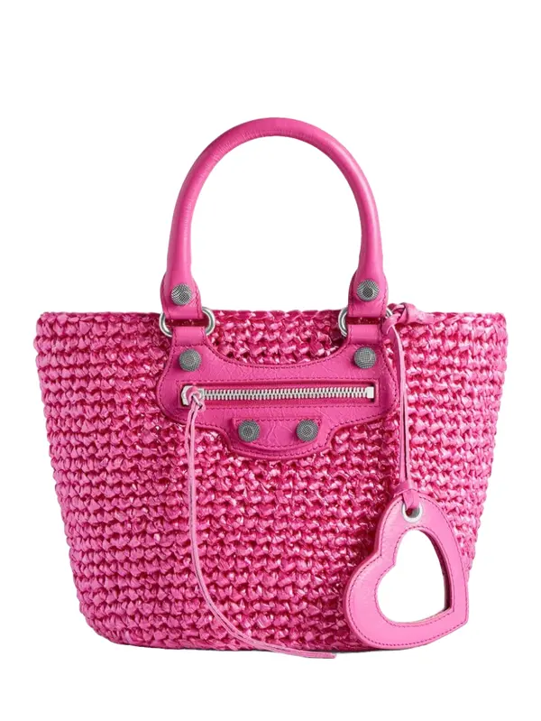 Balenciaga Le Cagole Panier Small Tote - Pink