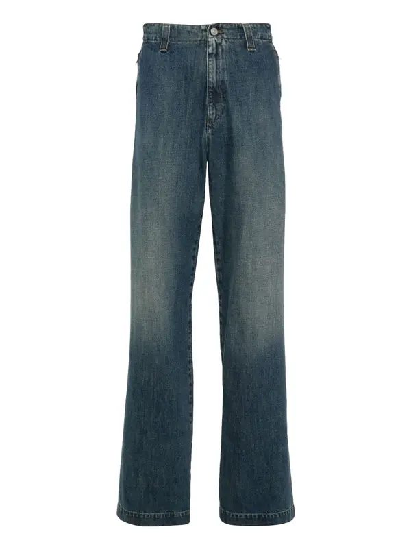 MAISON MARGIELA Straight Denim Jeans - Blue