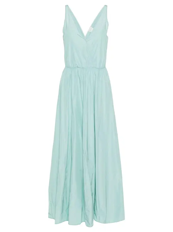 FORTE_FORTE Taffeta Cocktail Dress - Clear Blue