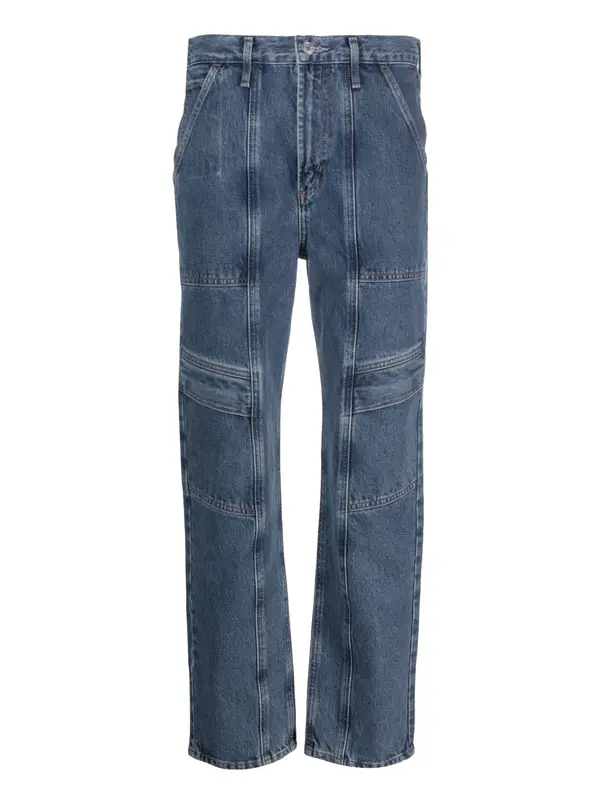 AGOLDE PRE Agolde Cooper Straight Leg Cargo Jeans - Blue
