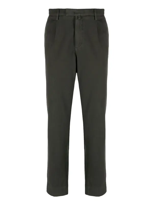 BRIGLIA Cotton Corduroy Trousers - Green