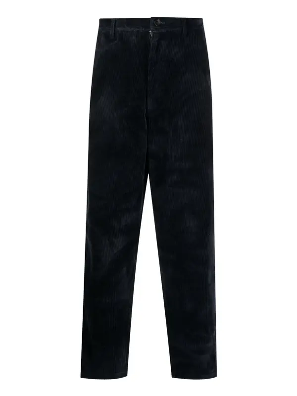 Comme Des Garçons Cotton Twill Trousers - Blue