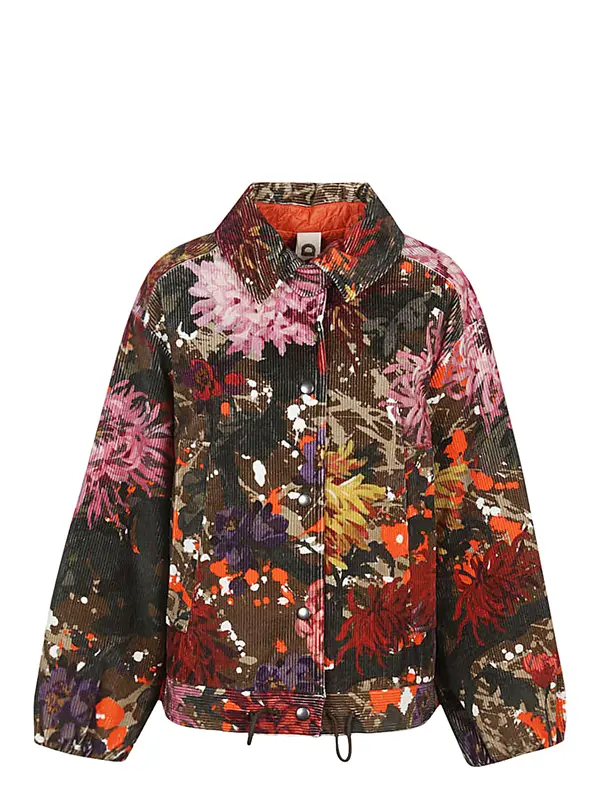 KONRAD Floral Print Bomber Jacket - Multicolour