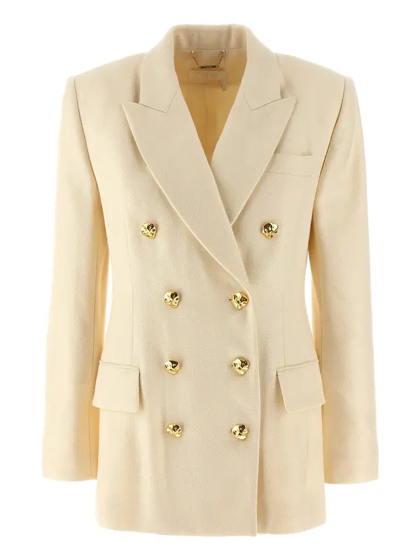 Chloé Tailored Blazer - White