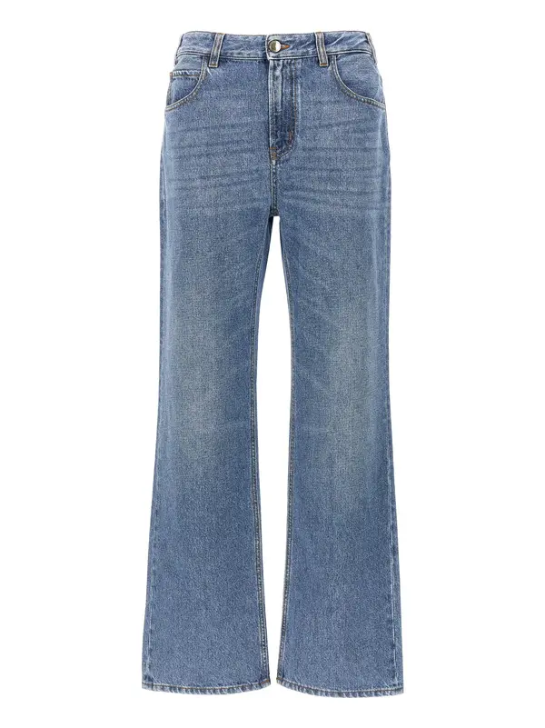Chloé High-waist Wide-leg Jeans - Light Blue