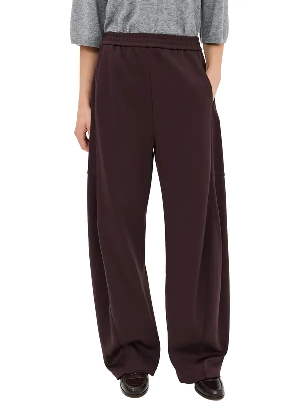 Tibi Active Knit Winslow Pants - Brown