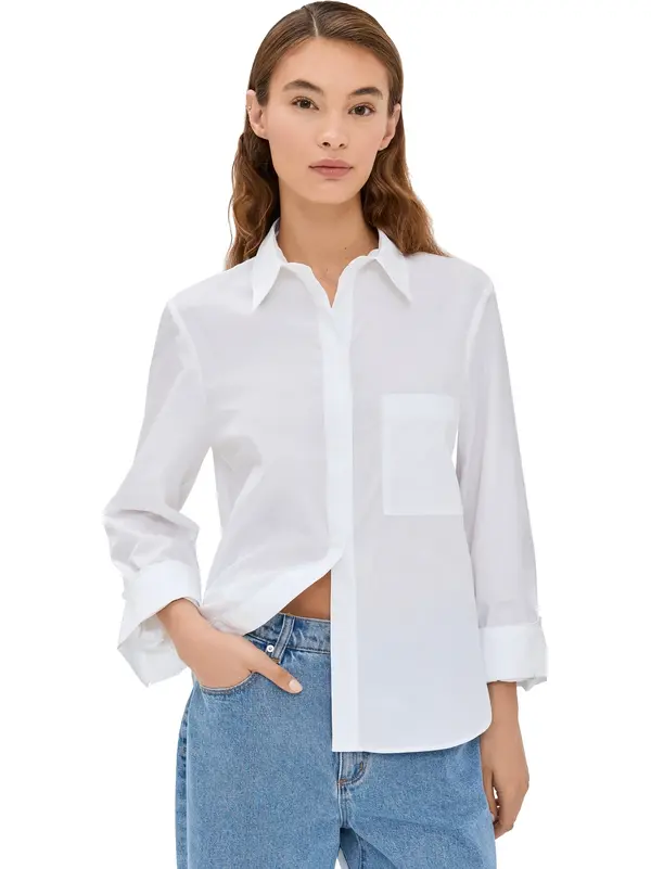 TWP Boyfriend Shirt - White