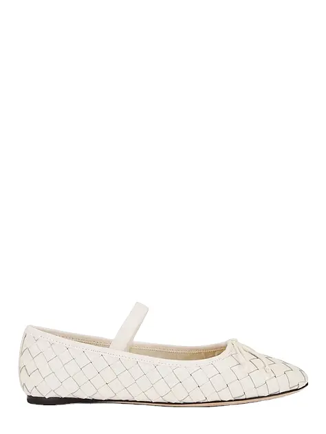 LOEFFLER RANDALL Leonie Ballet Flat - Cream