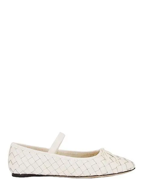 LOEFFLER RANDALL Leonie Ballet Flat - Cream