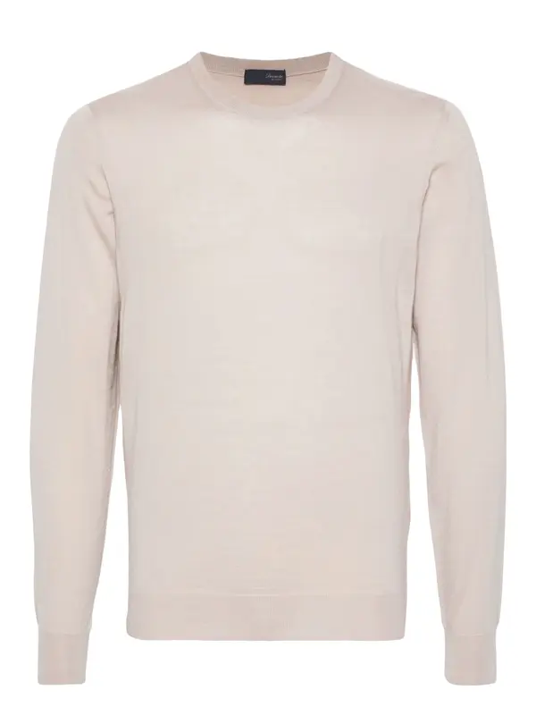 DRUMOHR Merino Wool Sweater - Neutrals