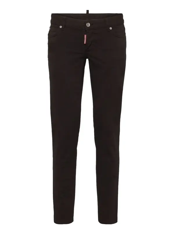 Dsquared2 Low-rise Skinny Trousers - Black