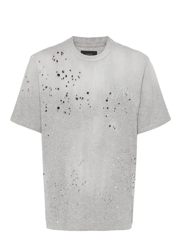 Amiri Shotgun Cotton T-shirt - Grey