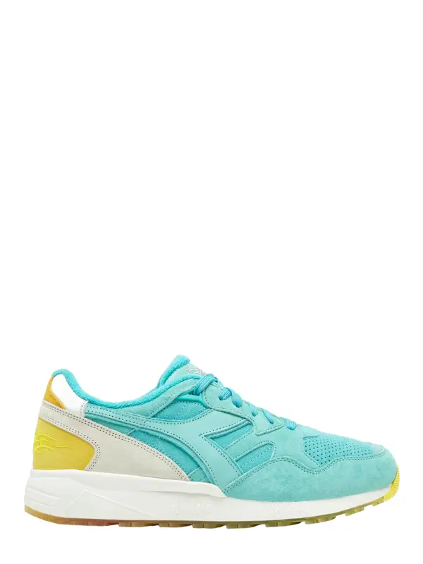 DIADORA N9002 Iuter Spectrum Pirati Tour Sneakers - Light Blue/beige/yellow