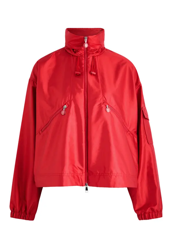 Moncler Hemar Nylon Parka - Red