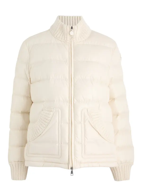 Moncler Arcelot Quilted Jacket - Off White