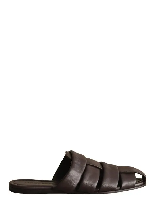 Jenni Kayne Leather Camilla Mule - Multicolor,chocolate