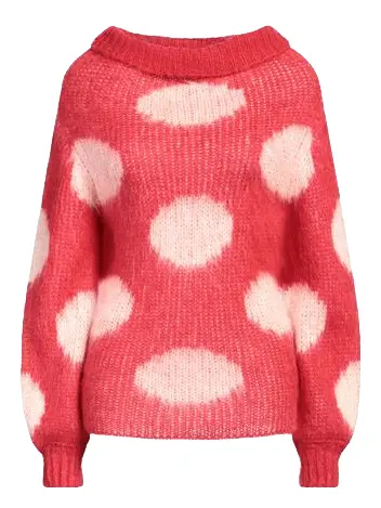Marni Polka Dot Knitted Sweater - Red