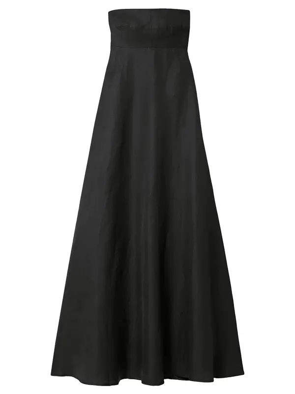 Bondi Born Montenegro Strapless Maxi Dress - Black