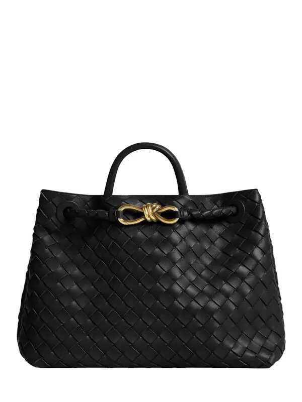 BOTTEGA  VENETA Andiamo Top Handle Bag - Black