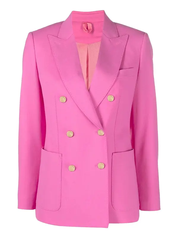 Max Mara Double-breasted Blazer - Pink