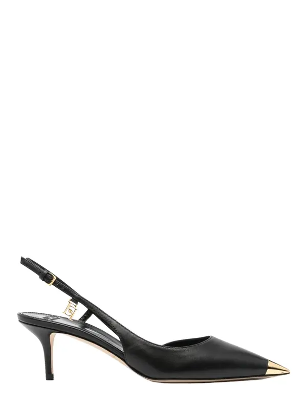 Elisabetta Franchi 60mm Leather Pumps - Black