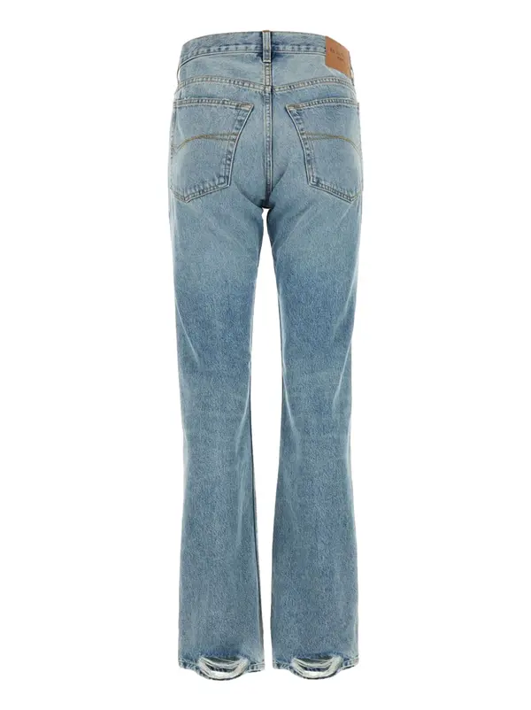 Balenciaga Low-rise Straight-leg Jeans - Blue