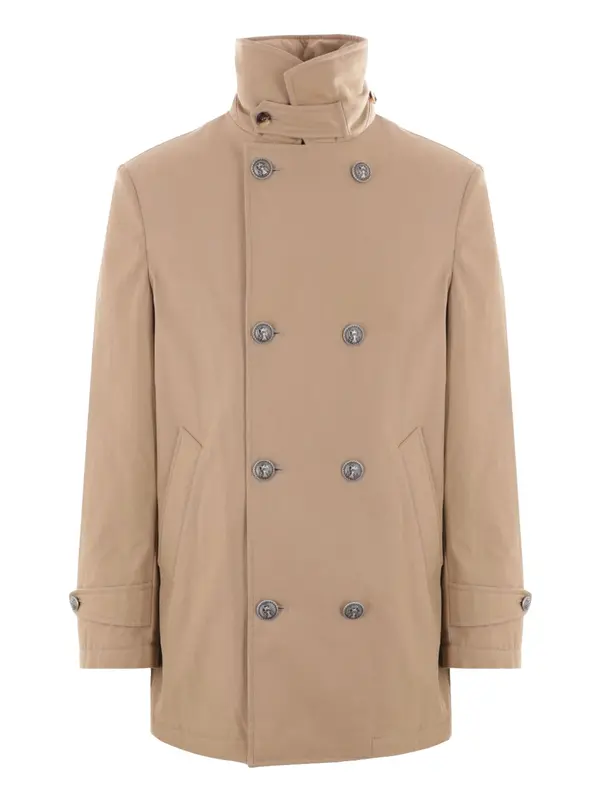 Brunello Cucinelli Gabardine Padded Jacket - Neutrals