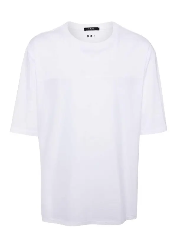 IRO PARIS Panelled Cotton T-shirt - White