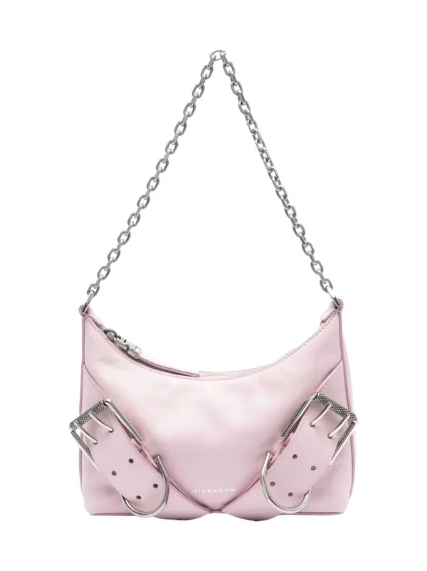 Givenchy Voyou Leather Shoulder Bag - Pink