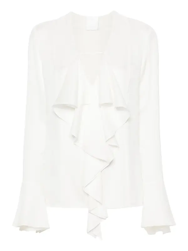 Givenchy Ruffled Blouse - White
