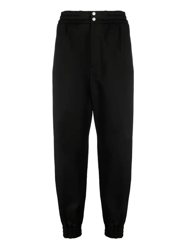 Alexander McQueen Organic Cotton Cargo Trousers - Black