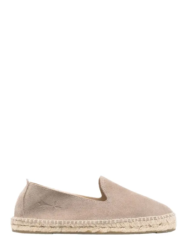 Manebí Hamptons Suede Espadrilles - Dove Grey