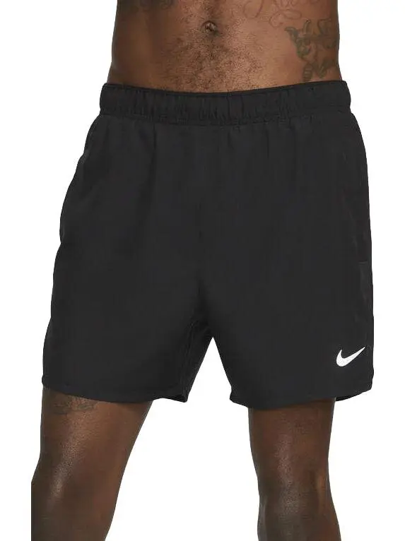 Nike Dri-fit Challenger 5-inch Brief-lined Shorts - Black/black/black