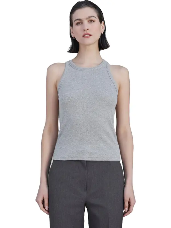 Velvet By Graham & Spencer Cruz Tank Top - Gray