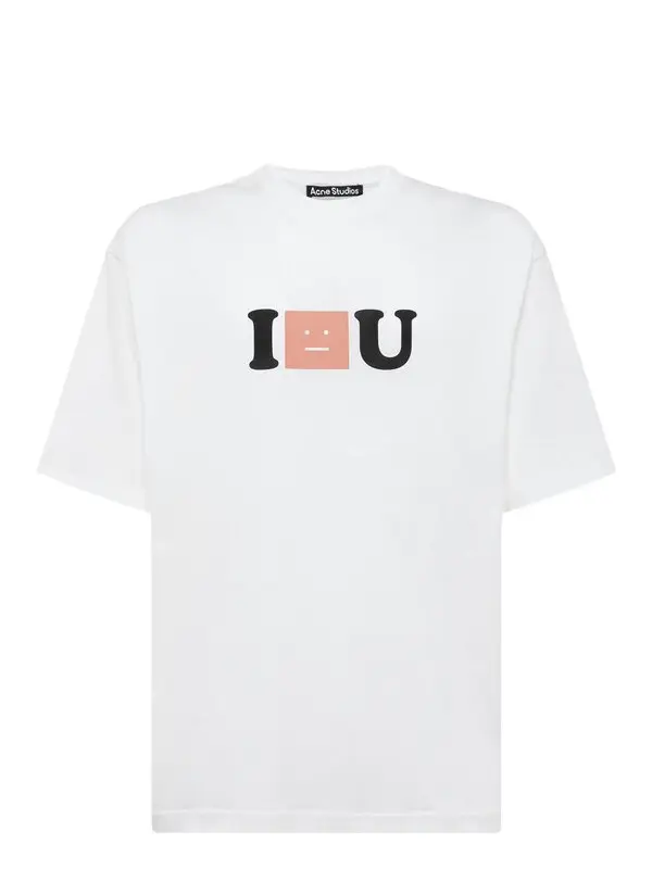Acne Studios Printed T-shirt - Optic White