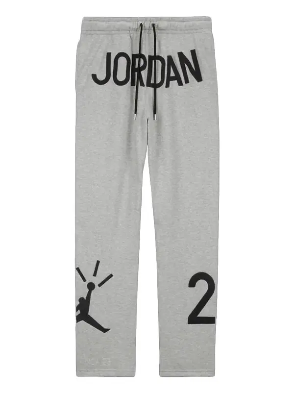 JORDAN X Nina Chanel Fleece Pants - Grey Heather