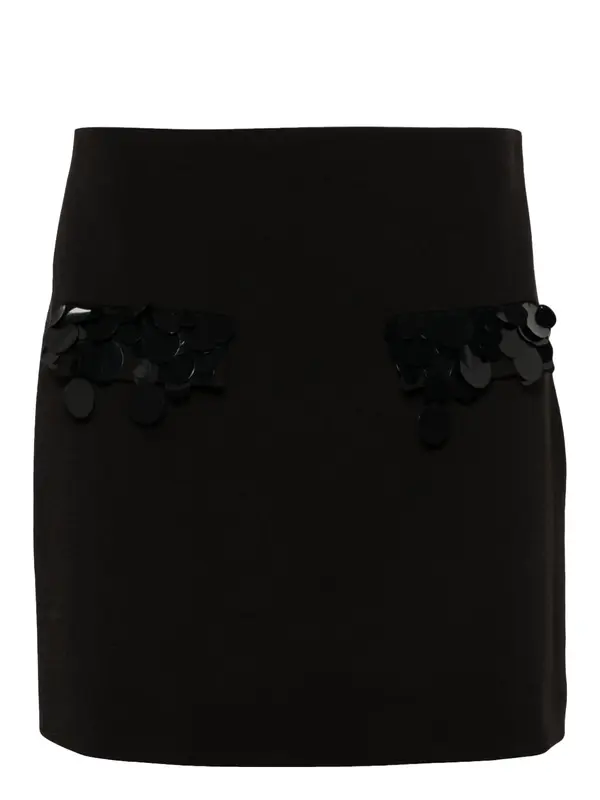 MSGM A-line Mini Skirt - Black