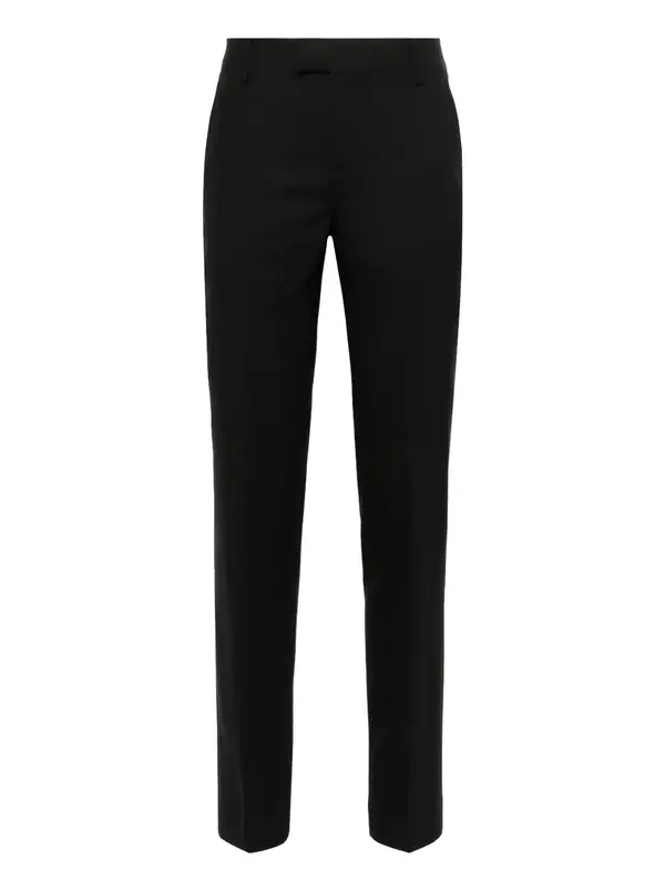 Ami High-waisted Tapered Trousers - Black