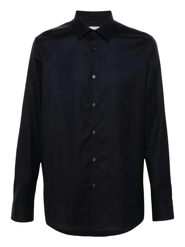 Valentino Garavani Classic Collar Shirt - Blue