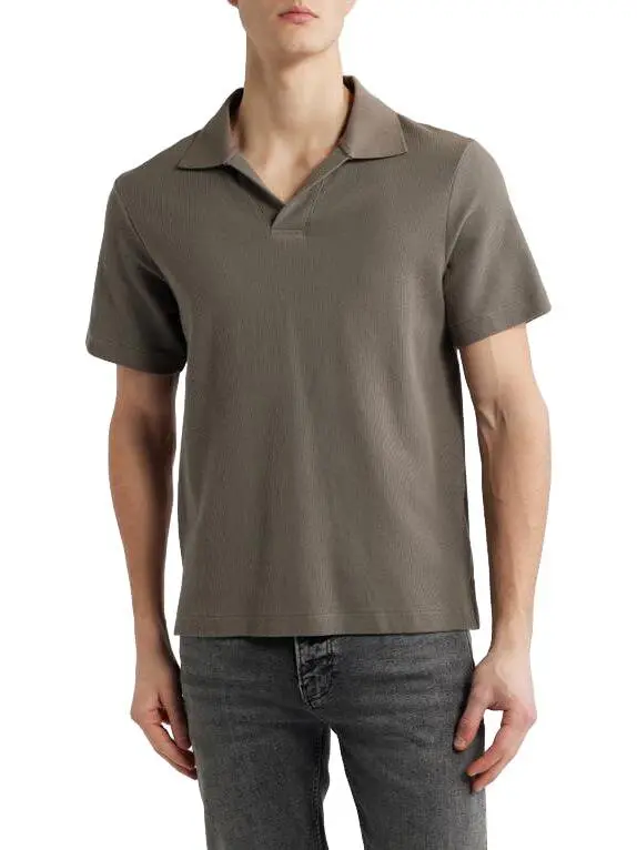 FRAME Jacquard Polo - Dark Sage