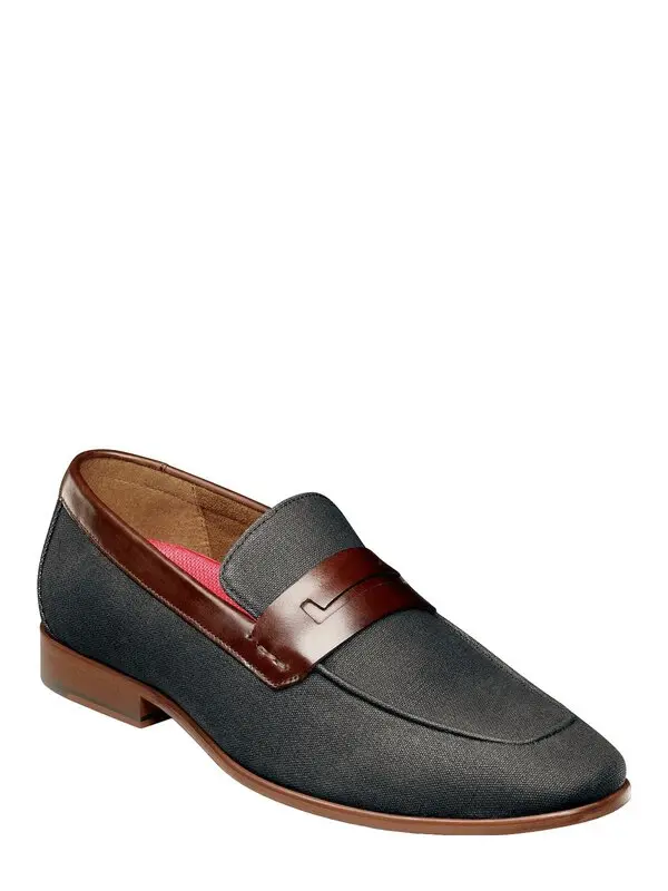 STACY ADAMS Gill Saddle Loafer - Black Multi
