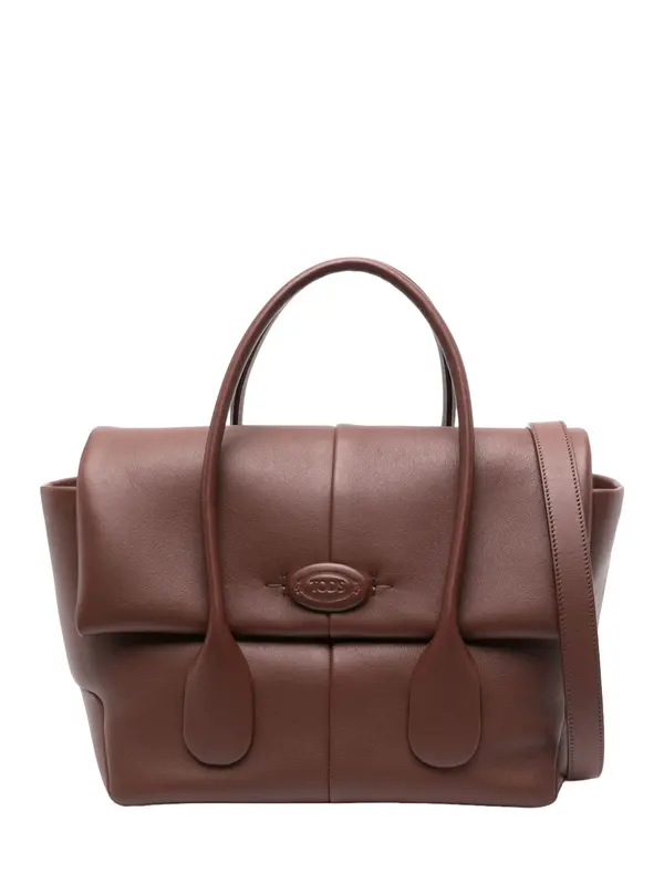 TOD'S Leather Tote Bag - Brown