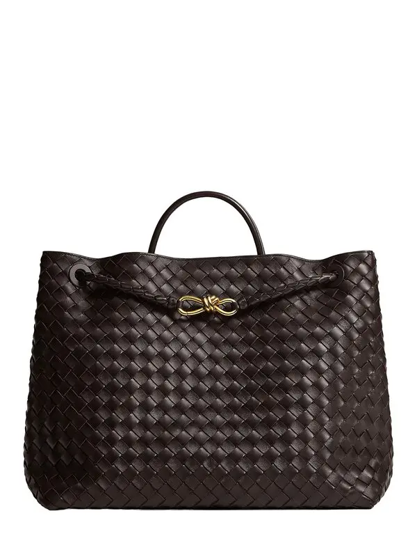 Bottega Veneta Large Intrecciato Andiamo Bag - Fondant