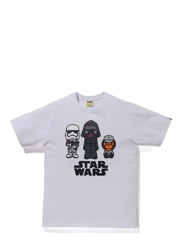 A BATHING APE X Star Wars First Order Tee Shirt - White