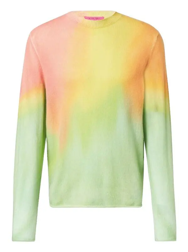 THE ELDER STATESMAN Wave Aura Cashmere Sweater - Multicoloured