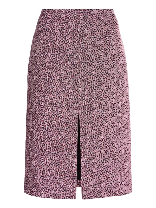 Dries Van Noten Shelda Midi Skirt - Pink