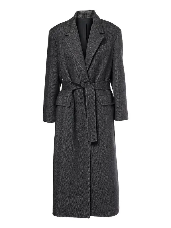 Brunello Cucinelli Wool And Cashmere Overcoat - Grey