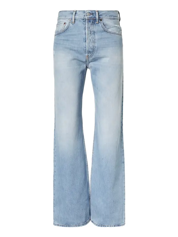 Acne Studios Mid-rise Wide-leg Jeans - Blue